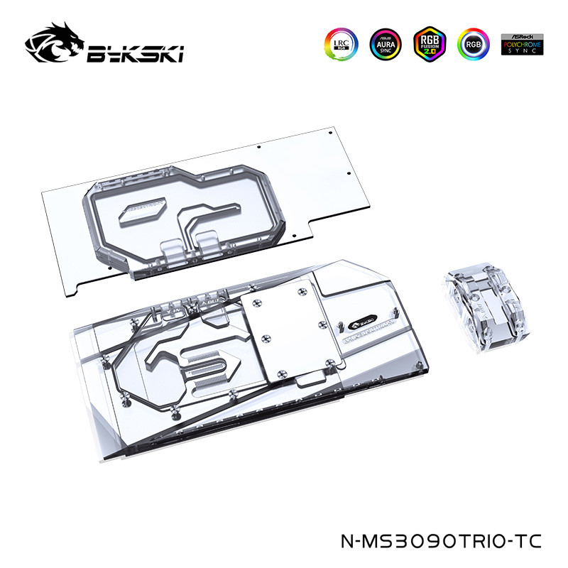 Jual Bykski Full Water Cooling Block Kit For MSI Geforce RTX 3090/3080 ...