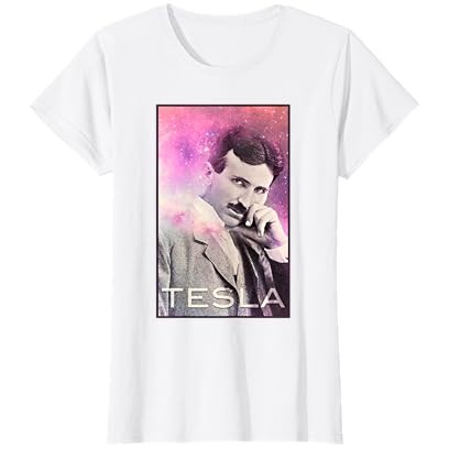 Jual Kaos Sains Inspiratif Penemu Energi Radiant Nikola Tesla |GottB0Ze ...