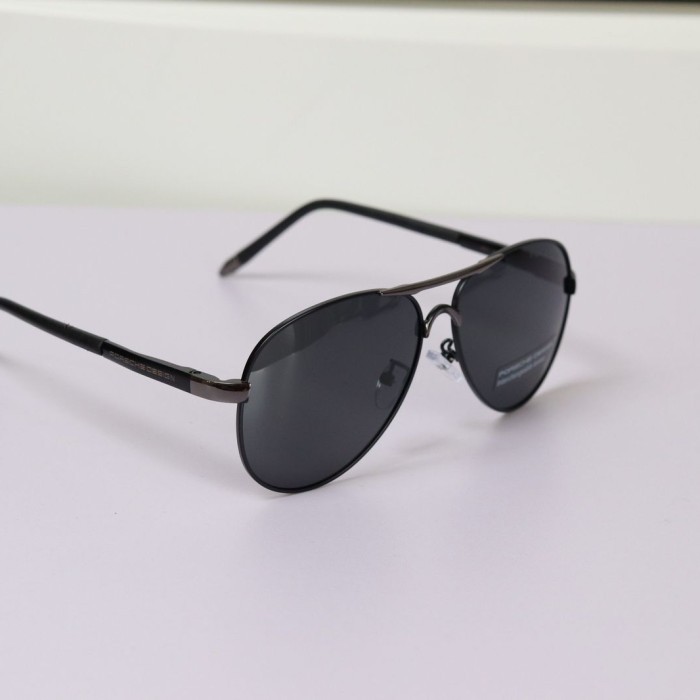Jual Kacamata hitam porshce design pria lensa polarized anti uv / kacamata hitam anti silau ...