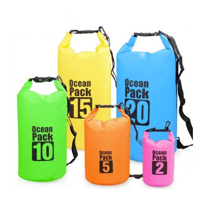 Jual PROMO! Dry Bag Waterproof Bag Tas Anti Air ocean pack 20 liter | Shopee Indonesia