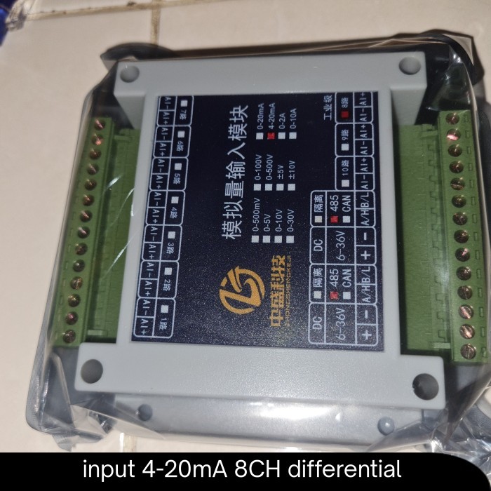 Jual Analog Modbus Acquisition Module 4-20Ma To Rs485 Signal Converter 8Ch | Shopee Indonesia