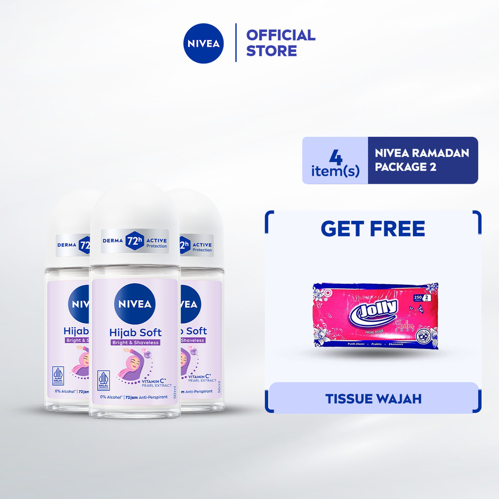 Jual NIVEA Big Ramadan Sale Bundle Hijab Soft - Get Tissue Wajah ...