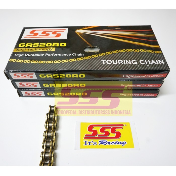 Jual Rantai Sss 520 Gold Ro O-Ring 120 130L: Cbr250Rr R25 Mt25 Klx250 ...
