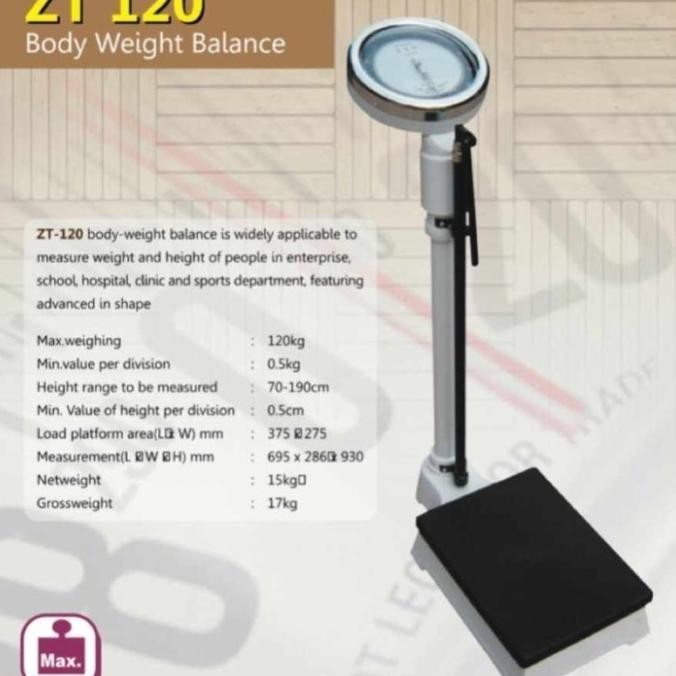 Jual Gea Zt120 Zt 120 Timbangan Manual Ukur Berat Badan Dan Tinggi ...