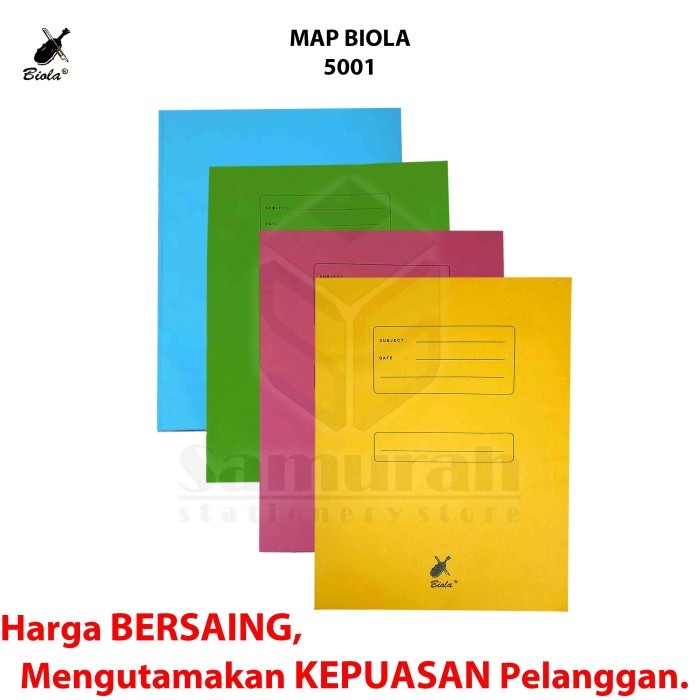 Jual Map BIOLA 5001 Snell Hecter Folio / Map Berkas Kertas Dokumen F4 ...
