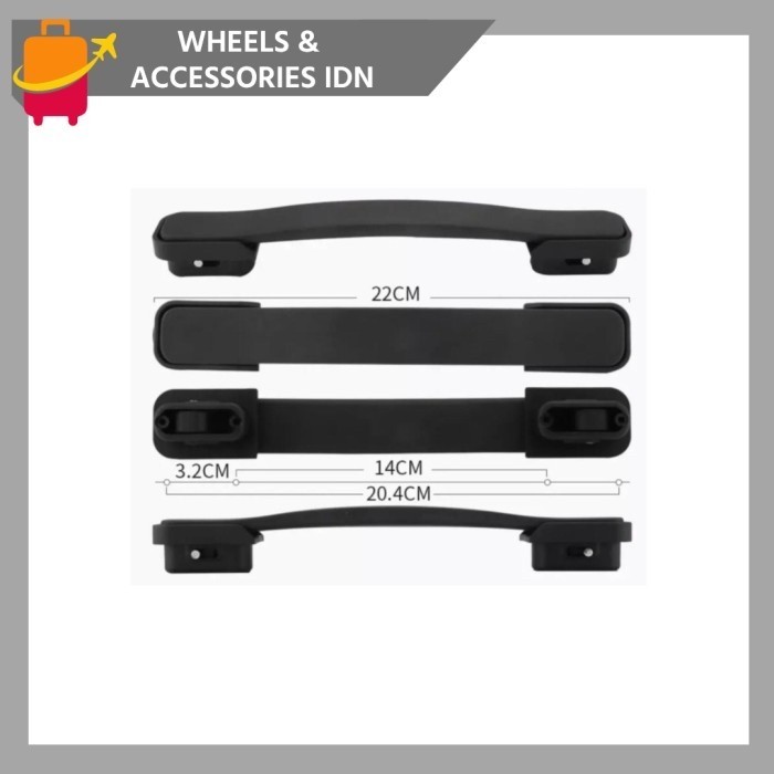 Jual ASLI HANDLE KOPER TARIKAN STRAP 22 CM DELSEY AMERICAN TOURISTER ...