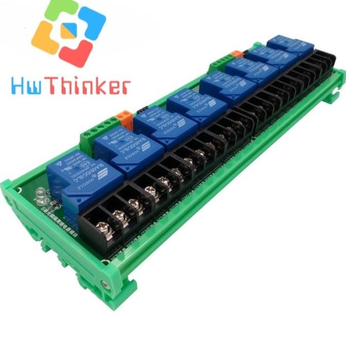 Jual Promo Relay Board 8 ch channel 5V 12V 24V 30A Opto Aktif High Low ...