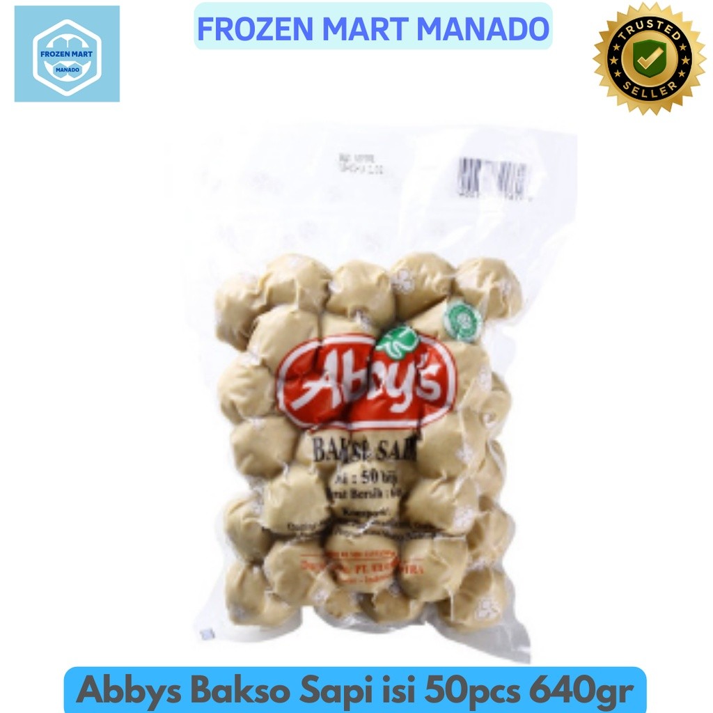 Jual Abbys Bakso Sapi isi 50pcs 640gr - Frozen Mart Manado (Frozen Food ...