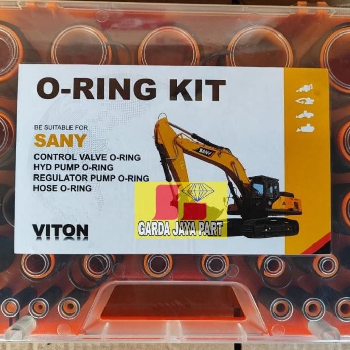Jual [gar] oring kit oring box sany control valve, hyd pump, regulator ...
