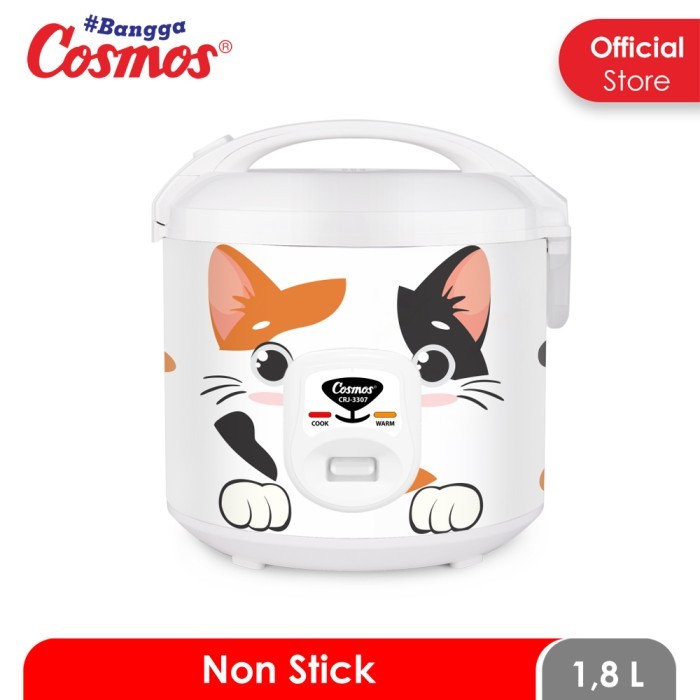 Jual Cosmos Crj-3307 - Rice Cooker 1.8 L Fabelia Series Kucing(Cat ...