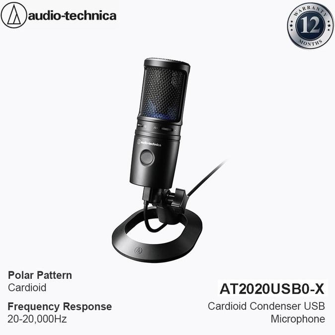 Jual Promo Audio-Technica At2020 Usb Cardioid Condenser Usb Microphone ...