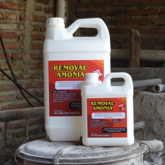Jual REMOVAL AMONIA PENGHILANG BAU KOTORAN HEWAN AYAM SAPI ANJING LIMBAH 1L | Shopee Indonesia