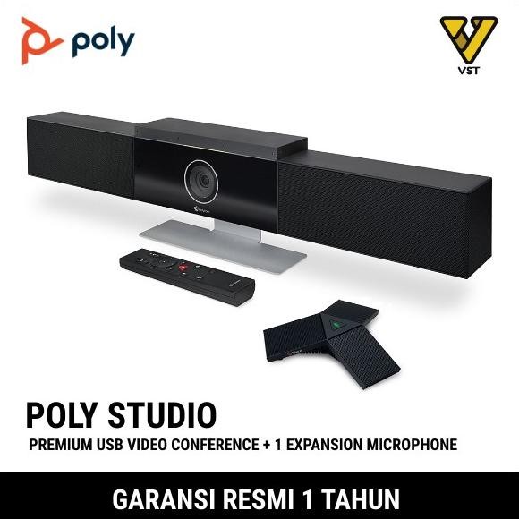 Jual sale! polycom studio + 1 expansion microphone | Shopee Indonesia