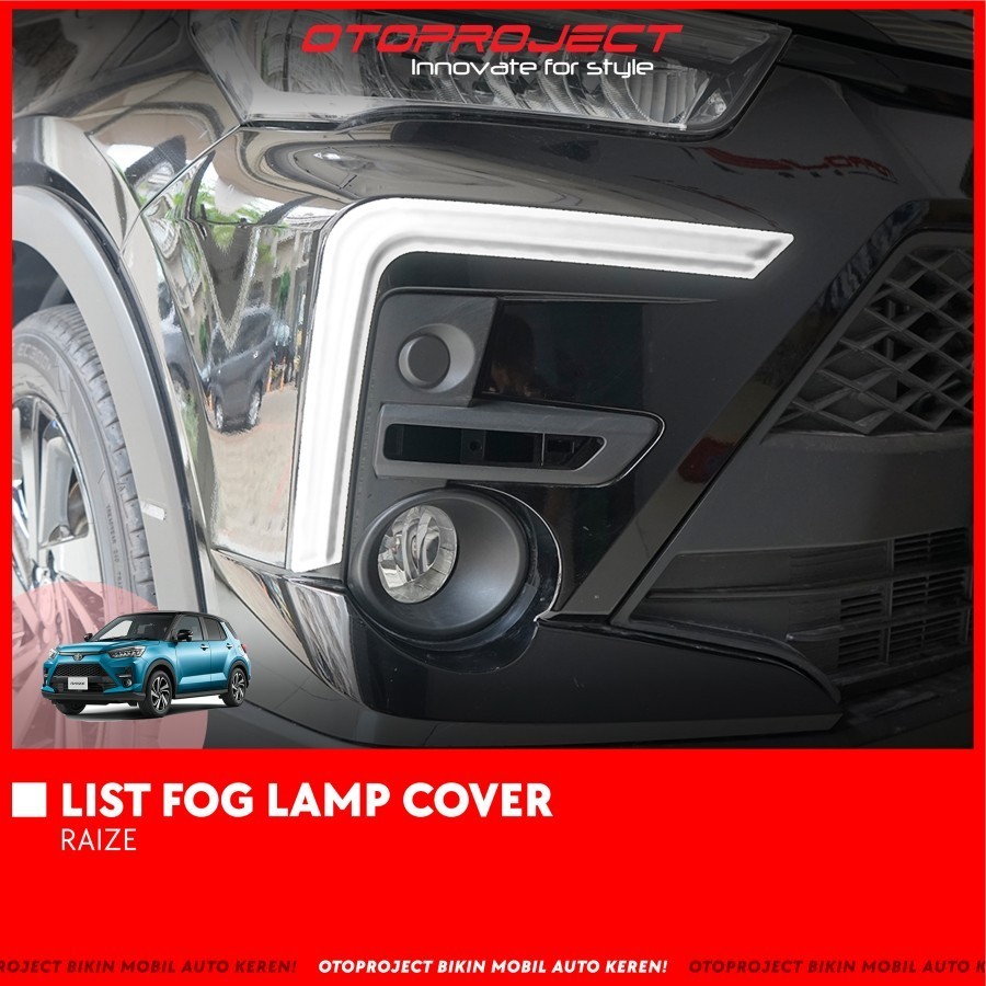 Jual Otoproject - List Fog Lamp Cover Raize | Cover Lampu Depan Raize ...