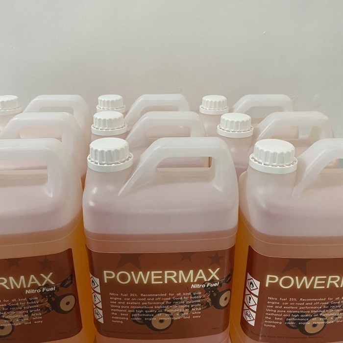 Jual Powermax Nitro Fuel Rc Untuk Rc Car 25 Galon 2 Liter | Shopee ...