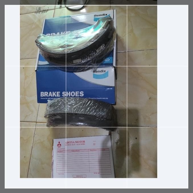 Jual Kampas Rem Belakang Brake Shoe Pajero Sport Triton Old Original Bendix Best Kualittas ...