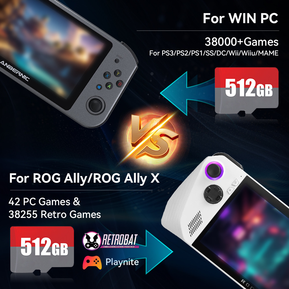 Jual YHS Game Card&TF Card For Rog Ally X/Legion Go/Onexplayer/WIN PC ...