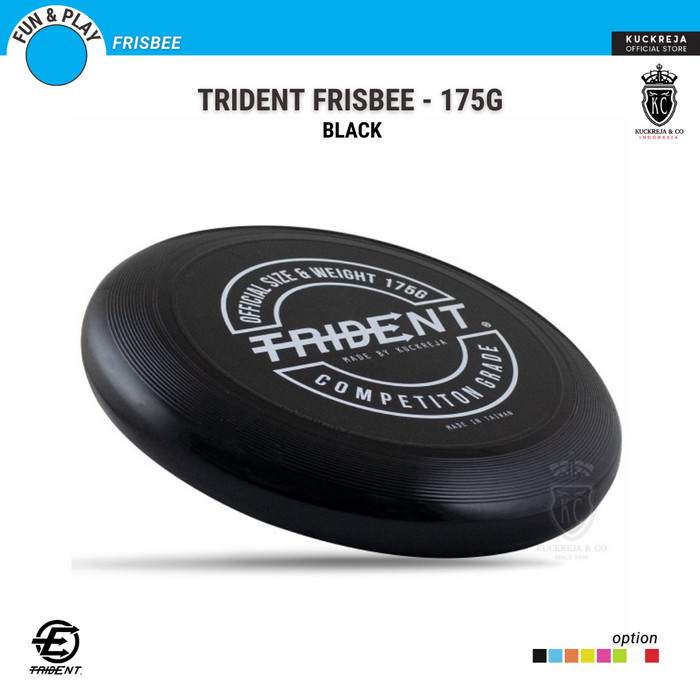 Jual TERBARU Trident Frisbee 175g - Black BISA GRAB! | Shopee Indonesia