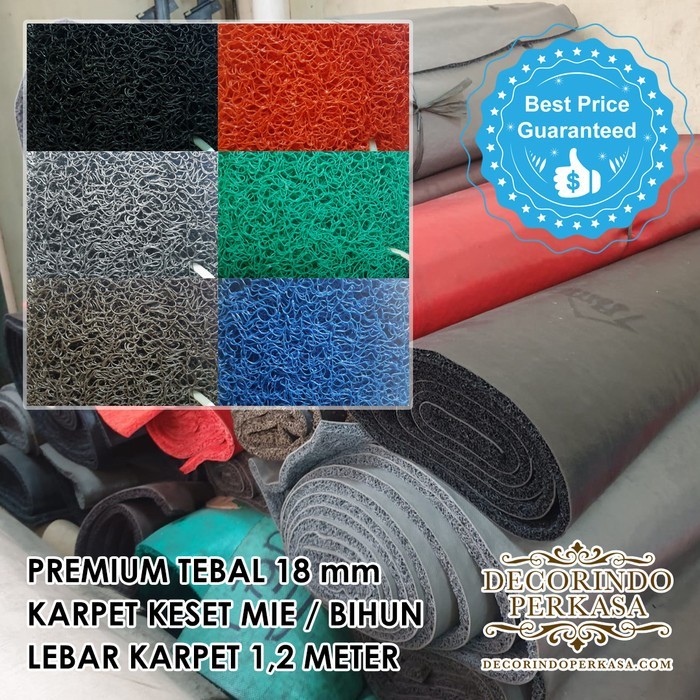 Jual Keset Karpet Mie Bihun Pvc Perangkap Debu Meteran Super Tebal 18Mm ...