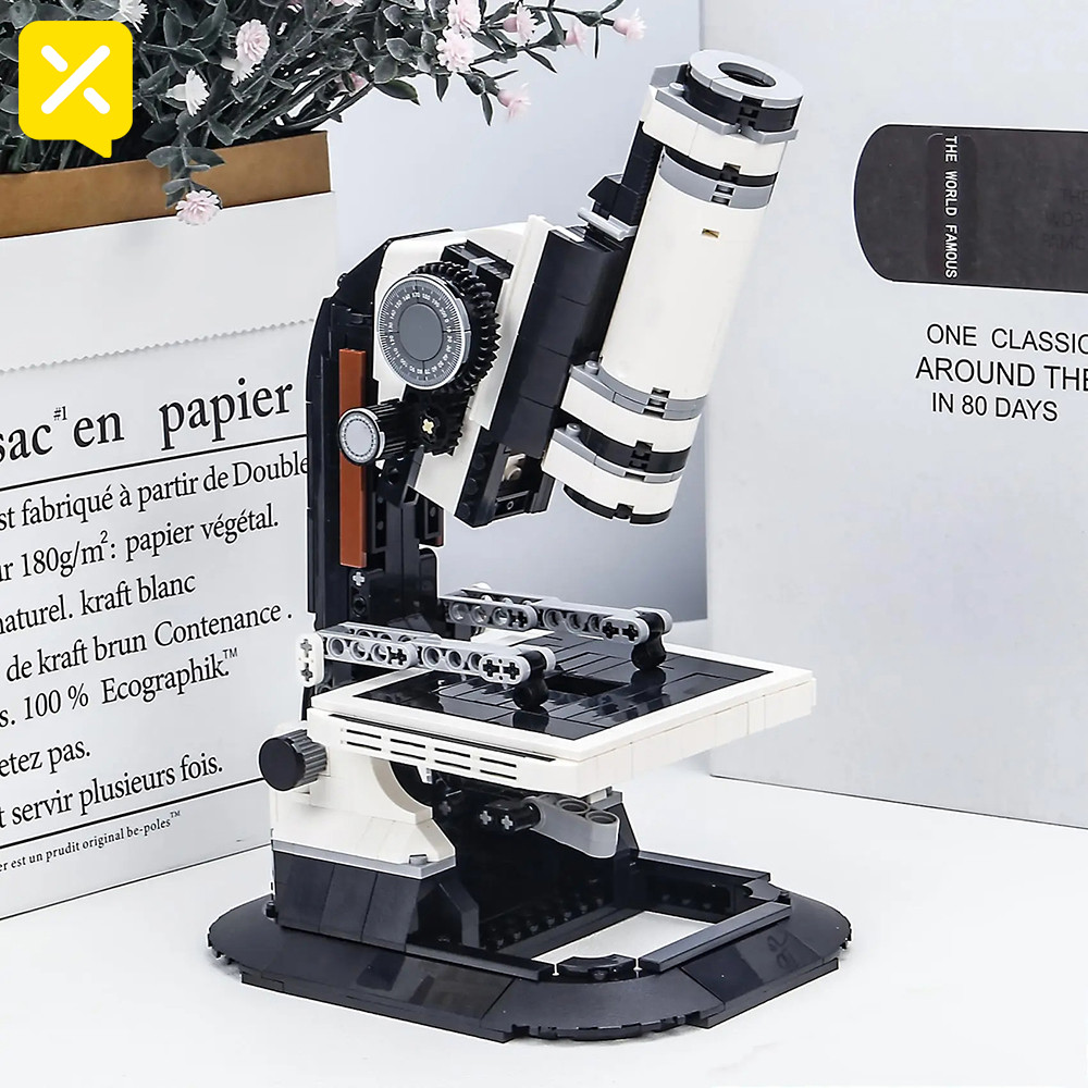 Jual JD Ideas Microscope Building Blocks,Classic Microscope Models ...