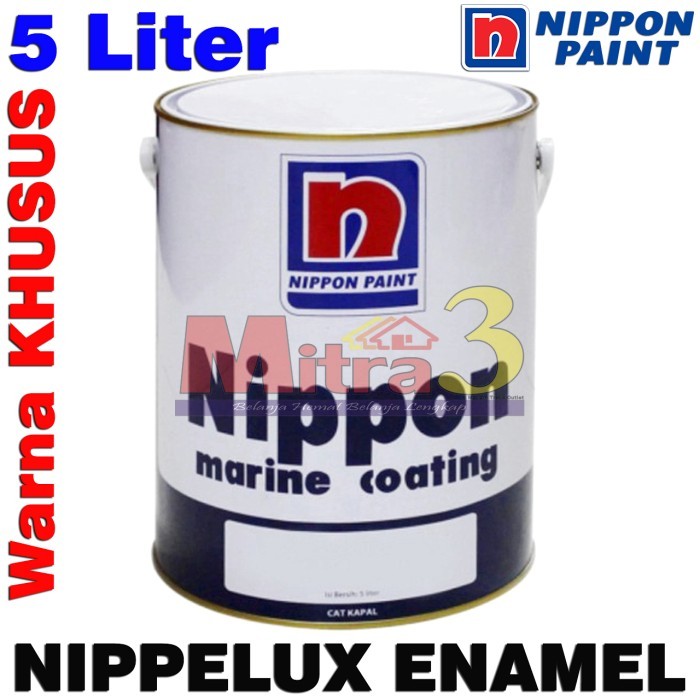 Jual Cat Kapal NIPPELUX Enamel 5L Warna KHUSUS / Nippon Marine Coating 5 L | Shopee Indonesia