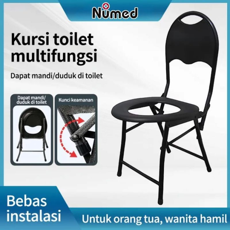 Jual Discount Commode Chair Kursi Bab Lipat Manula Lansia Dan Ibu Hamil ...