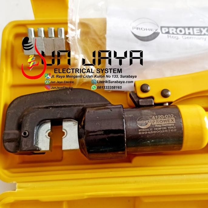Jual Promo Tang Press Skun Hidrolik Prohex 120 / Hydraulic Crimping ...