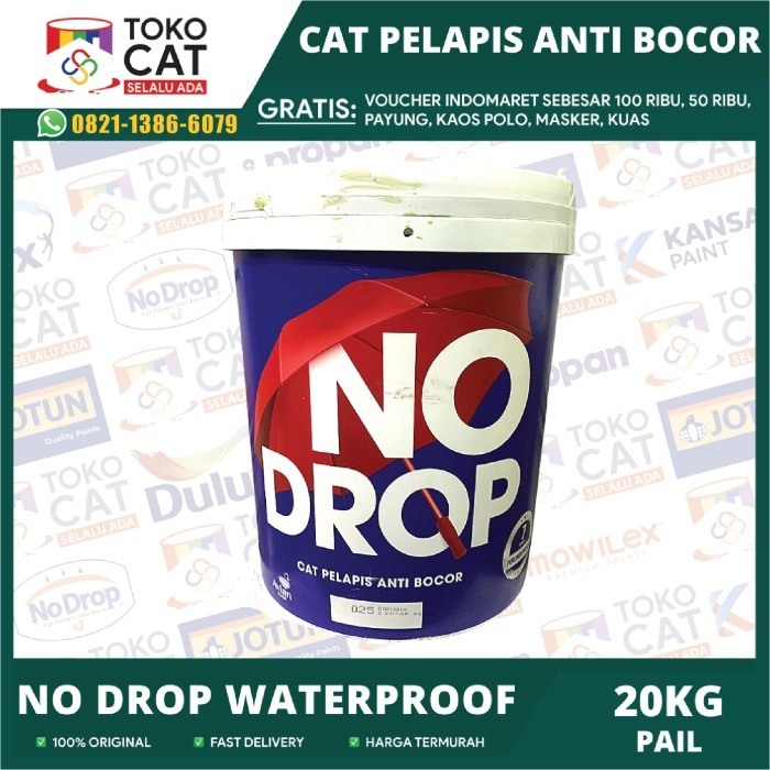 Jual NO DROP GALON 20 KG WARNA CAT PELAPIS ANTI BOCOR NODROP | Shopee ...