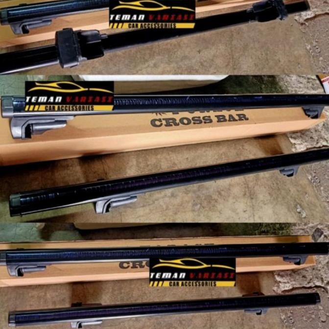 Jual CROSSBAR CROS BAR KAKI RACK SPORT RACK JEPIT KE ROOFRAIL MOBIL ...