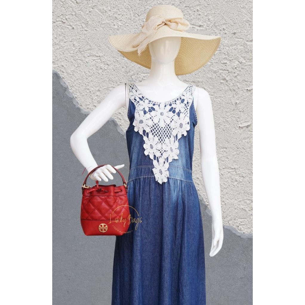 Jual Promo tas tb original/tory burch willa mini bucket COD | Shopee ...