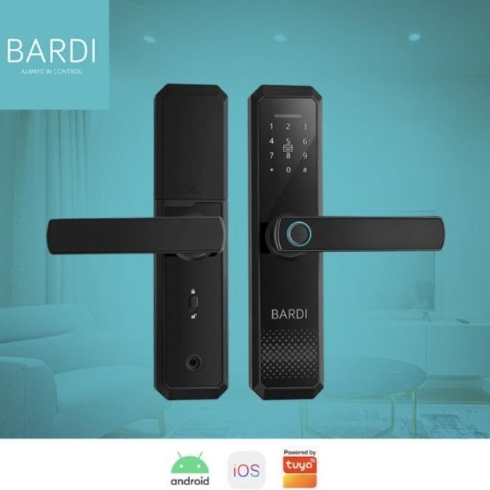 Jual BARDI DOOR LOCK LITE VERSION SMART WIFI - HANDLE PINTU | Shopee ...