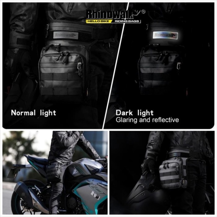 Jual RHINOWALK MT102 TACTICAL LEG BAG MOTOR RIDE - TAS TAKTIKAL KAKI ...