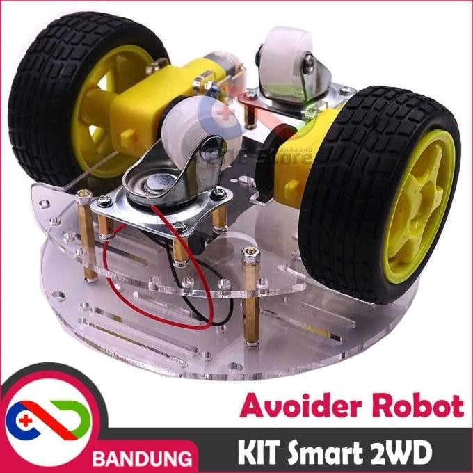 Jual Kit Smart Car Chassis Chasis 2Wd Sumo Robot Obstacle Avoidance Diy Termurah | Shopee Indonesia