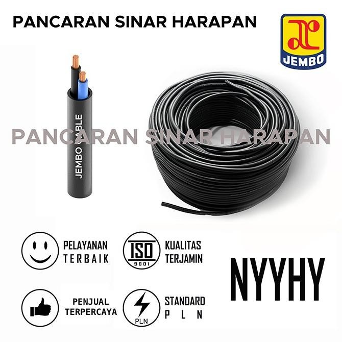 Jual Promo Kabel serabut listrik JEMBO NYYHY Meteran / Eceran / Satuan | 4x10 mm | Shopee Indonesia