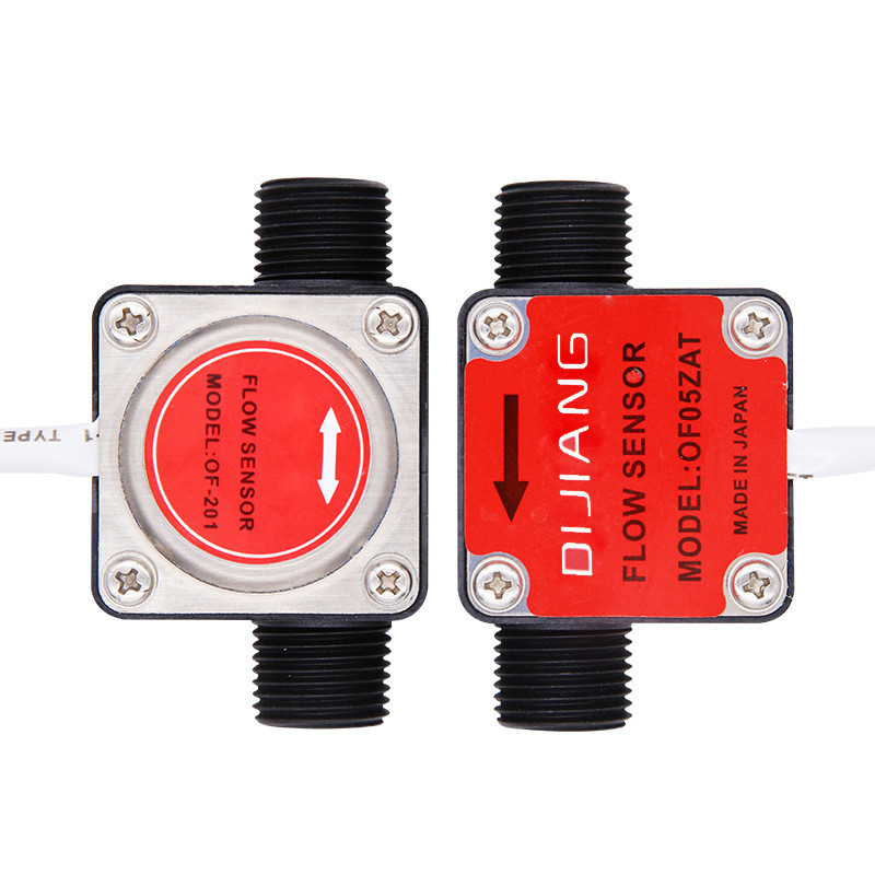Jual HWG DN15 DN20 Gear Flowmeter Hall Flow Sensor Milk Chemical Oil ...