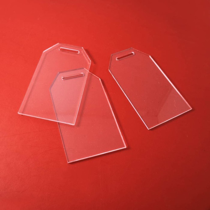 Jual Hang Tag Polos Akrilik 9 x 5 cm | Shopee Indonesia