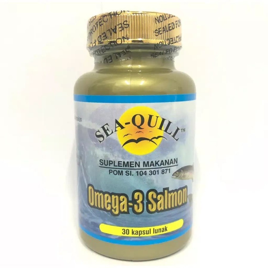 Jual SEA QUILL OMEGA 3 SALMON - 100 KAPSUL | Shopee Indonesia