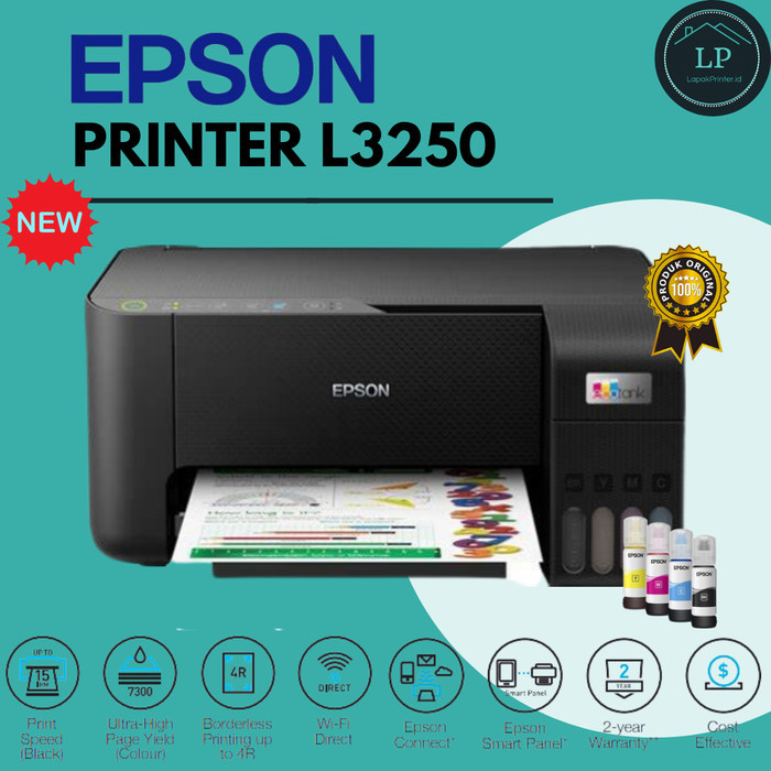 Jual Epson EcoTank L3250 A4 Wi-Fi All-in-One Ink Tank Printer - BARU ...