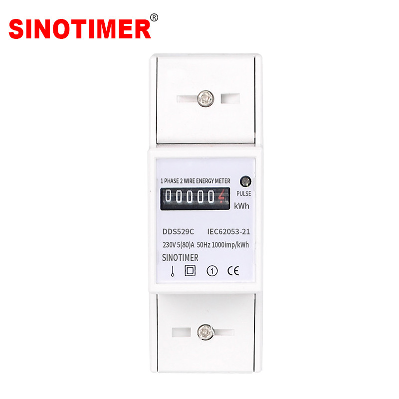Jual New AC 230V 80A Single Phase DN Rail Analog Mechanical Electricity ...