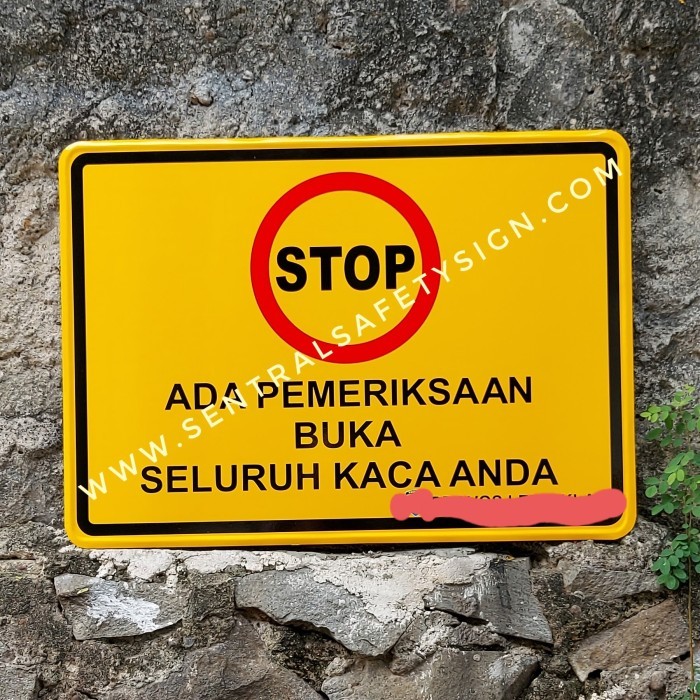 Jual Rambu Stop Ada Pemeriksaan | Shopee Indonesia