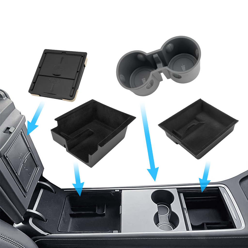 Jual NEW Center Console Trays for Tesla Model 3 Y Highland Organizer ...