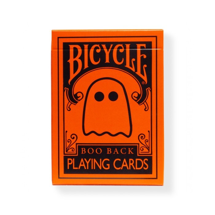Jual Kartu Remi Import Bicycle Boo Back Orange (Playing Cards) | Shopee ...