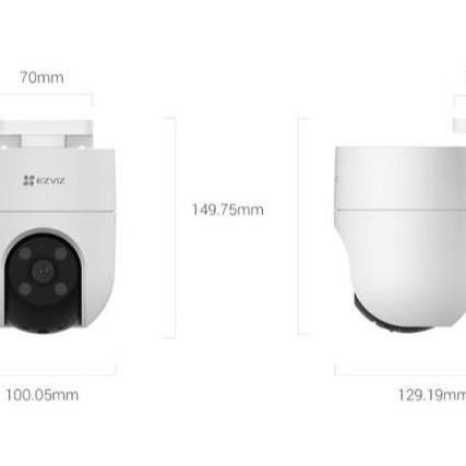 Jual EZVIZ CS-H8C 3MP 2K PoE ColorVu Pant & Tilt CCTV Outdoor Smart IP Camera From Hikvision 2 ...