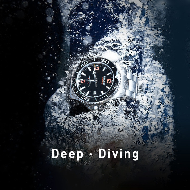 Jual EBOHR Men's Pro Diver Mechanical Watch Luminous Dial Advanced ...