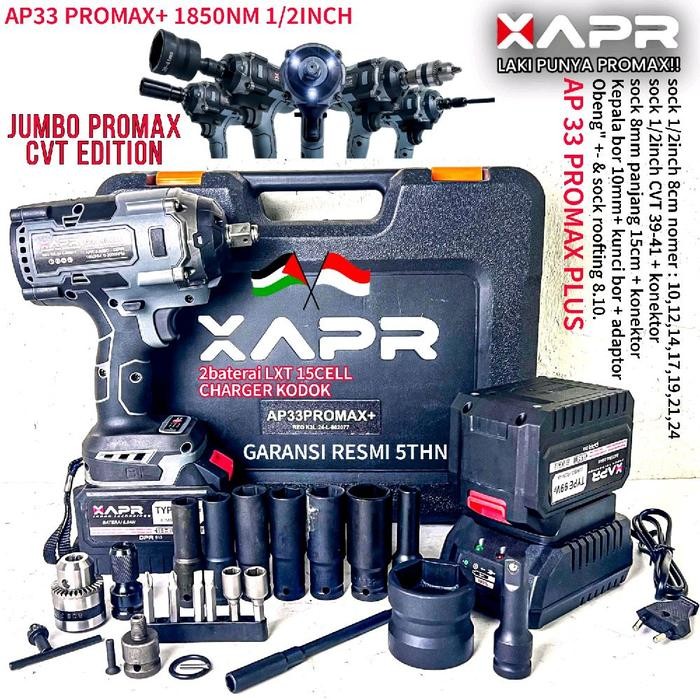 Jual IMPACT JUMBO APR AP33PROMAX+ 1/2inch 1850nm ORIGINAL APR PEMBUKA ...
