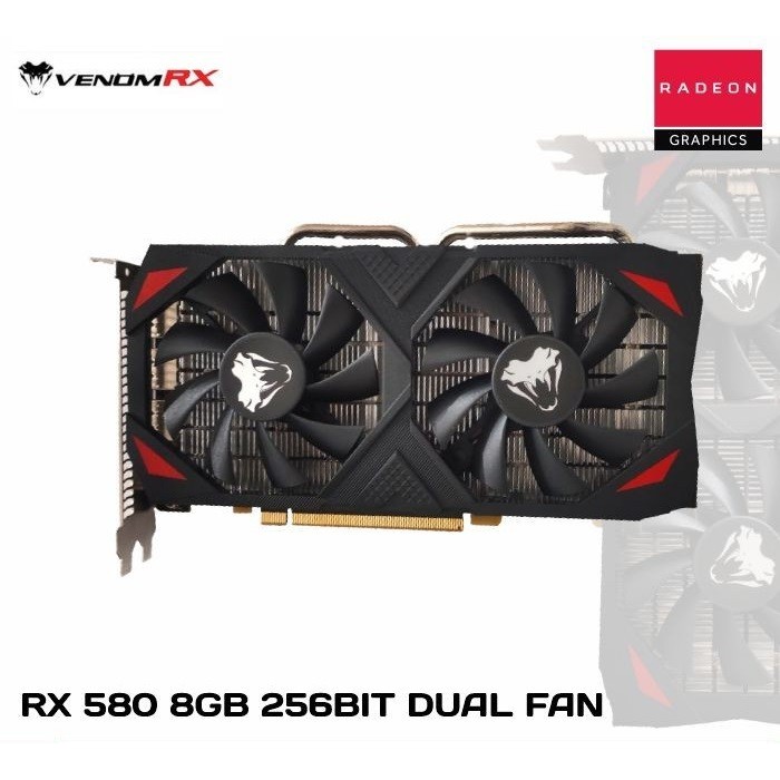 Jual Ready VENOMRX AMD RADEON RX 580 8GB GDDR5 256Bit | Shopee Indonesia