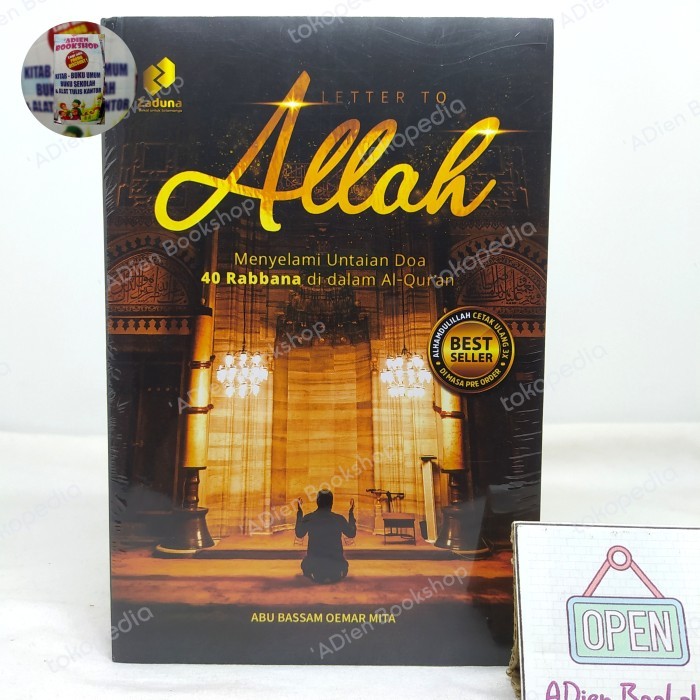 Jual PROMO BUKU A LETTER TO ALLAH MENYELAMI UNTAIAN DOA 40 RABBANA ...
