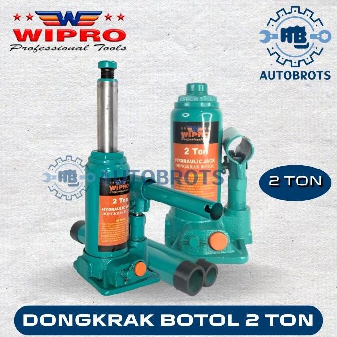 Jual WIPRO Dongkrak Botol 2 Ton / Hydraulic Bottle Jack 2 Ton | Shopee ...