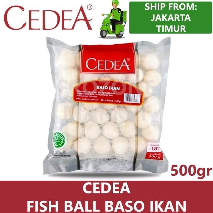 Jual New Cedea Fish Ball Baso Ikan 500Gr Bakso Frozen Food | Shopee ...
