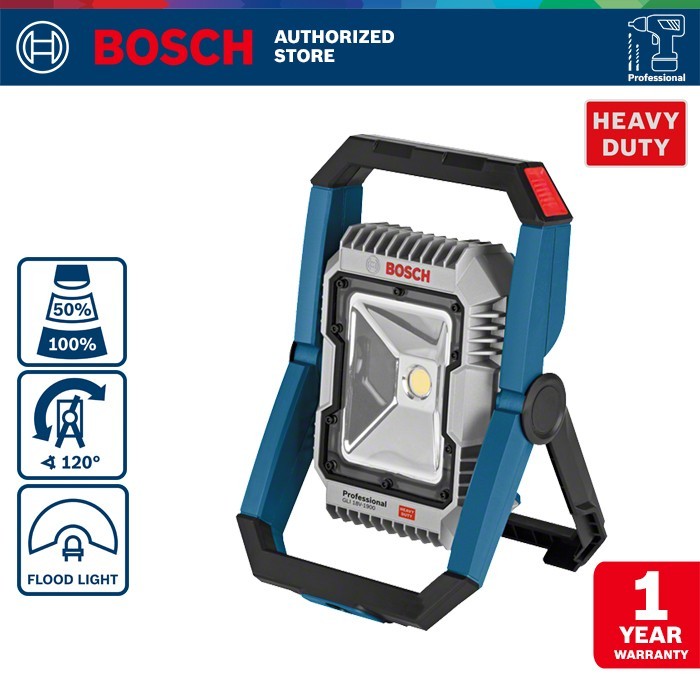 Jual Bosch LED Work Light / Lampu Kerja LED 18V 1900Lumens GLI 18V-1900 ...